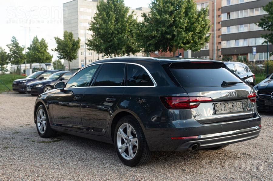 Grey Audi A4 2017 in Liepaja, with an engine capacity of 1.40 L and mileage of 195 thousand km for 12950 €, photo 10 on AUTOMOTO.COM.LV