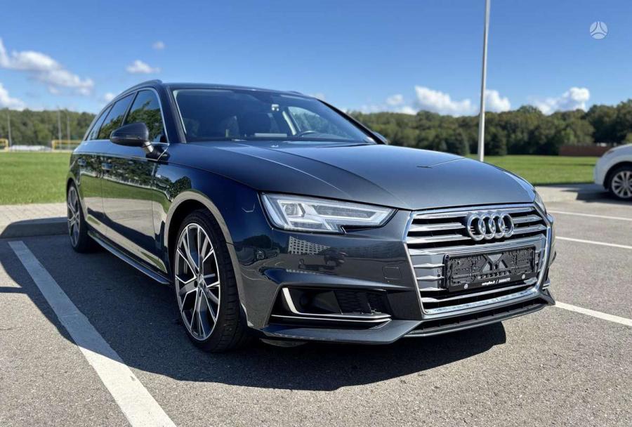 Pelēks Audi A4 2017 Kauņa, ar dzinēja tilpumu 1.97 L un nobraukumu 291 tūkst. km par 12999 €, foto 1 vietnē AUTOMOTO.COM.LV