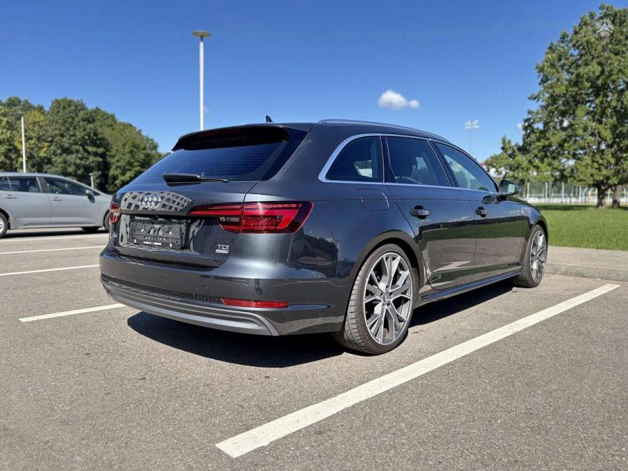 Pelēks Audi A4 2017 Kauņa, ar dzinēja tilpumu 1.97 L un nobraukumu 291 tūkst. km par 12999 €, foto 10 vietnē AUTOMOTO.COM.LV