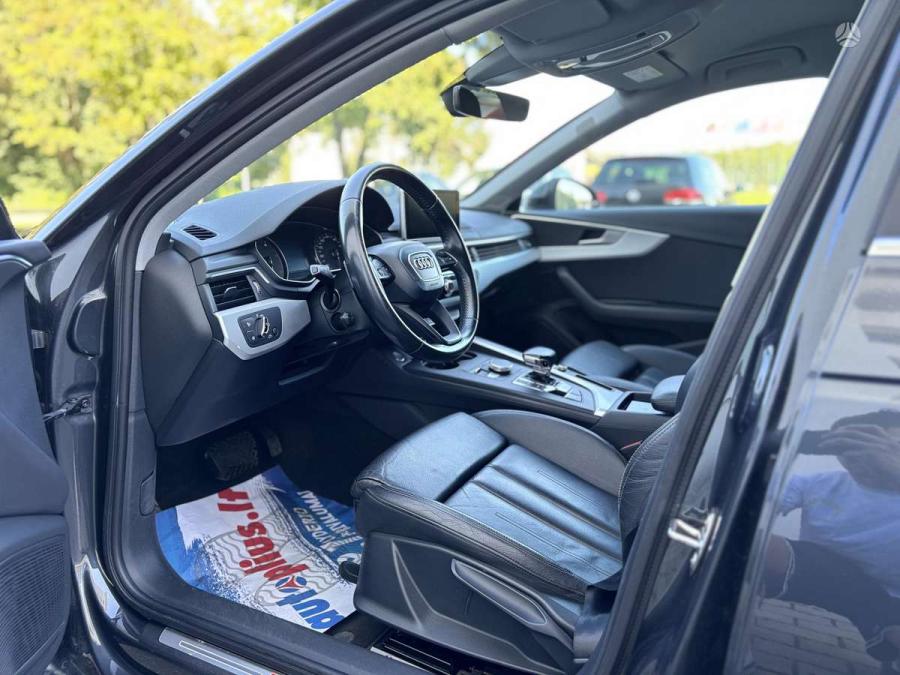 Pelēks Audi A4 2017 Kauņa, ar dzinēja tilpumu 1.97 L un nobraukumu 291 tūkst. km par 12999 €, foto 13 vietnē AUTOMOTO.COM.LV