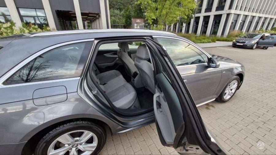 Grey Audi A4 2017 in Vilnius, with an engine capacity of 1.97 L and mileage of 277 thousand km for 9500 €, photo 9 on AUTOMOTO.COM.LV