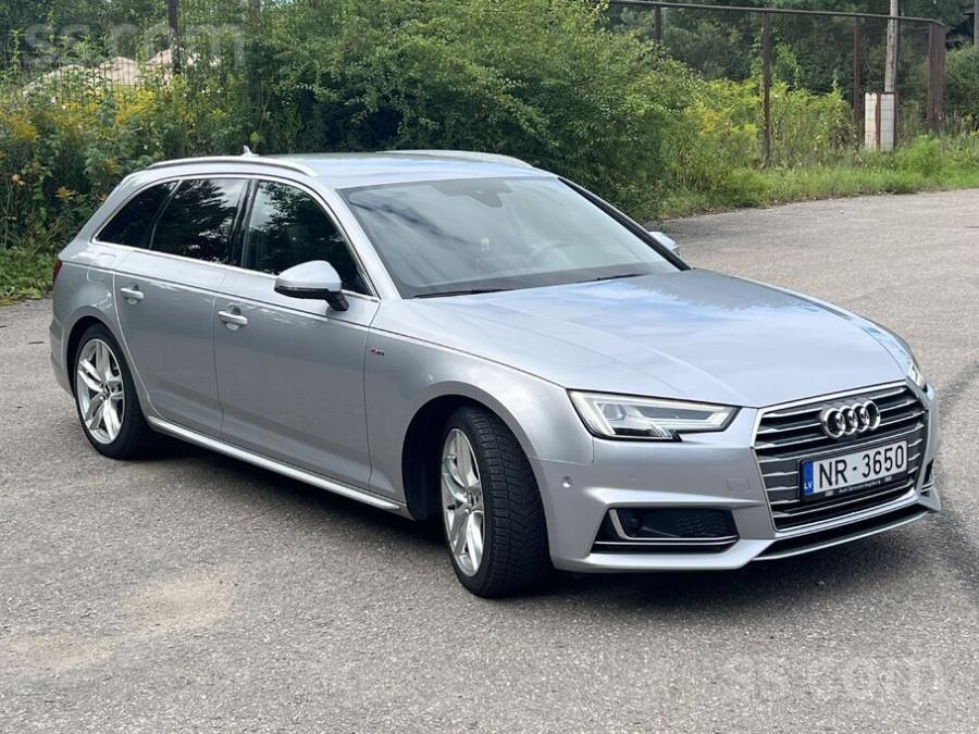 Pelēks Audi A4 2017 Rīga, ar dzinēja tilpumu 1.40 L un nobraukumu 117 tūkst. km par 9499 €, foto 4 vietnē AUTOMOTO.COM.LV