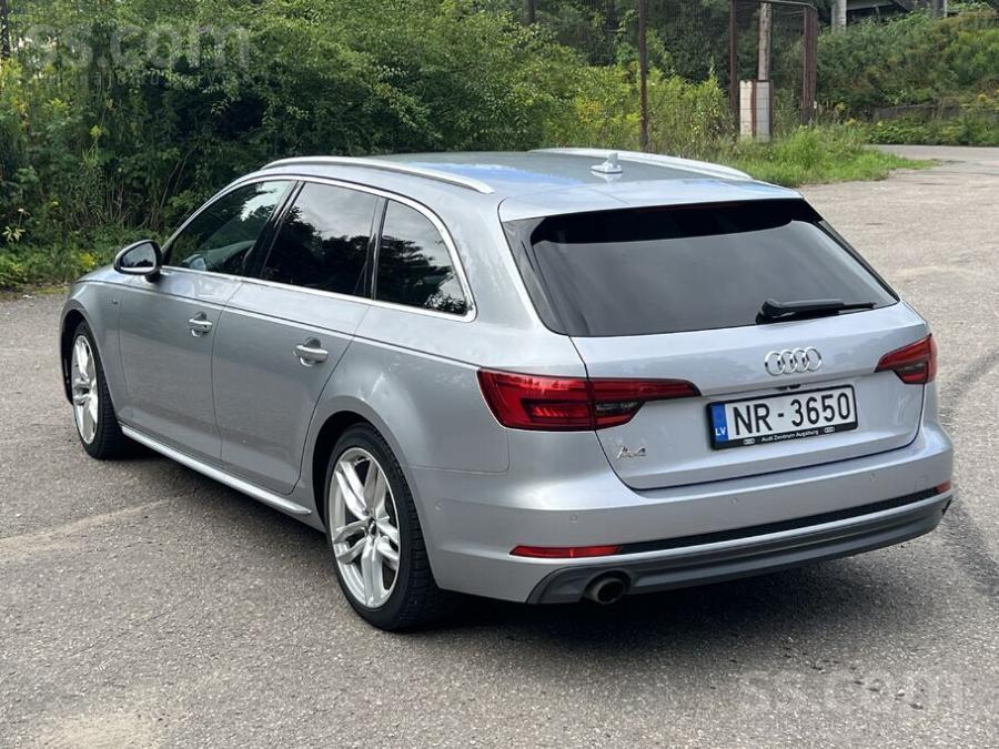 Pelēks Audi A4 2017 Rīga, ar dzinēja tilpumu 1.40 L un nobraukumu 117 tūkst. km par 9499 €, foto 5 vietnē AUTOMOTO.COM.LV