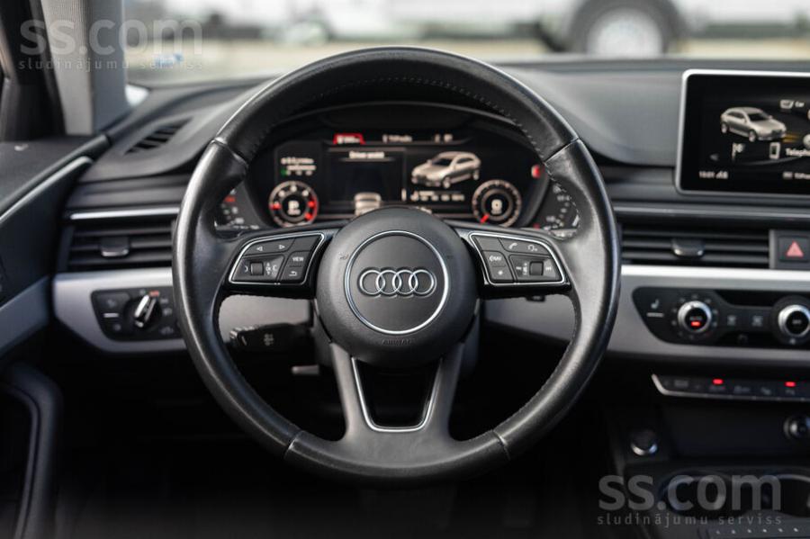 Pelēks Audi A4 2017 Rīga, ar dzinēja tilpumu 2.00 L un nobraukumu 210 tūkst. km par 12770 €, foto 16 vietnē AUTOMOTO.COM.LV