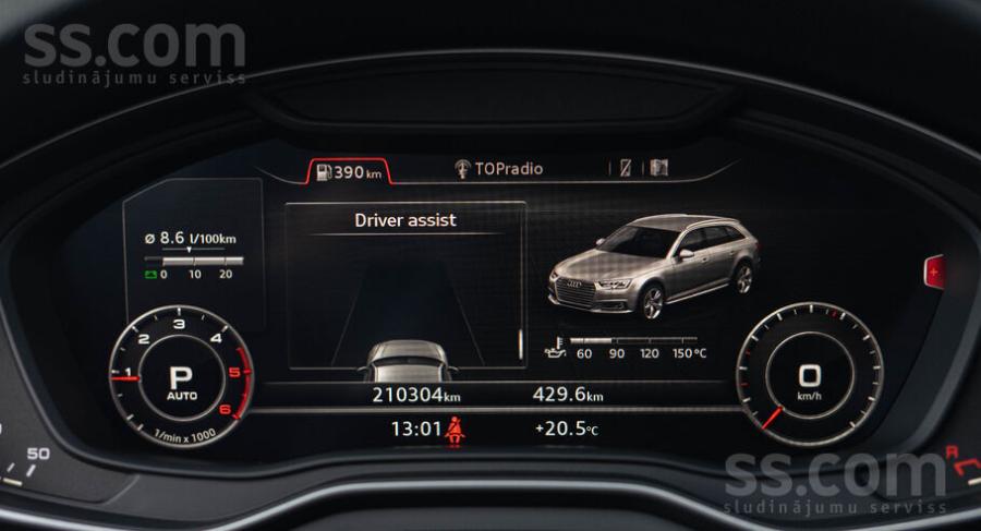 Pelēks Audi A4 2017 Rīga, ar dzinēja tilpumu 2.00 L un nobraukumu 210 tūkst. km par 12770 €, foto 17 vietnē AUTOMOTO.COM.LV