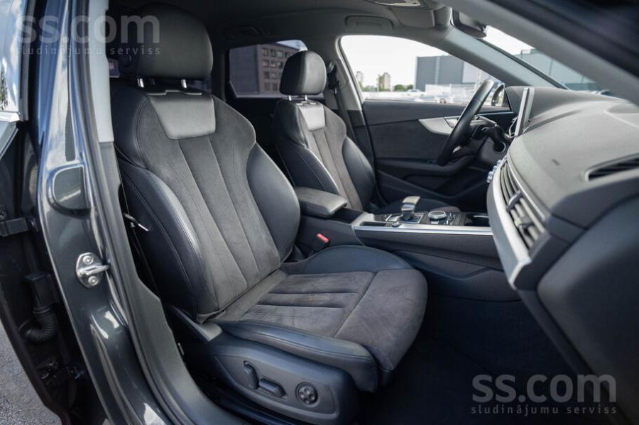 Pelēks Audi A4 2017 Rīga, ar dzinēja tilpumu 2.00 L un nobraukumu 210 tūkst. km par 12770 €, foto 33 vietnē AUTOMOTO.COM.LV