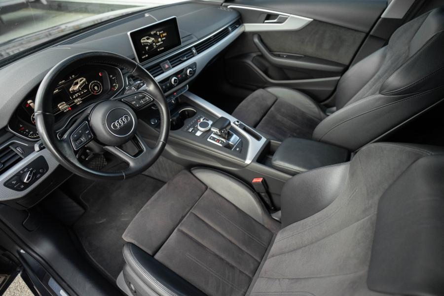 Grey Audi A4 2017 in Riga, with an engine capacity of 2.00 L and mileage of 210 thousand km for 12770 €, photo 13 on AUTOMOTO.COM.LV