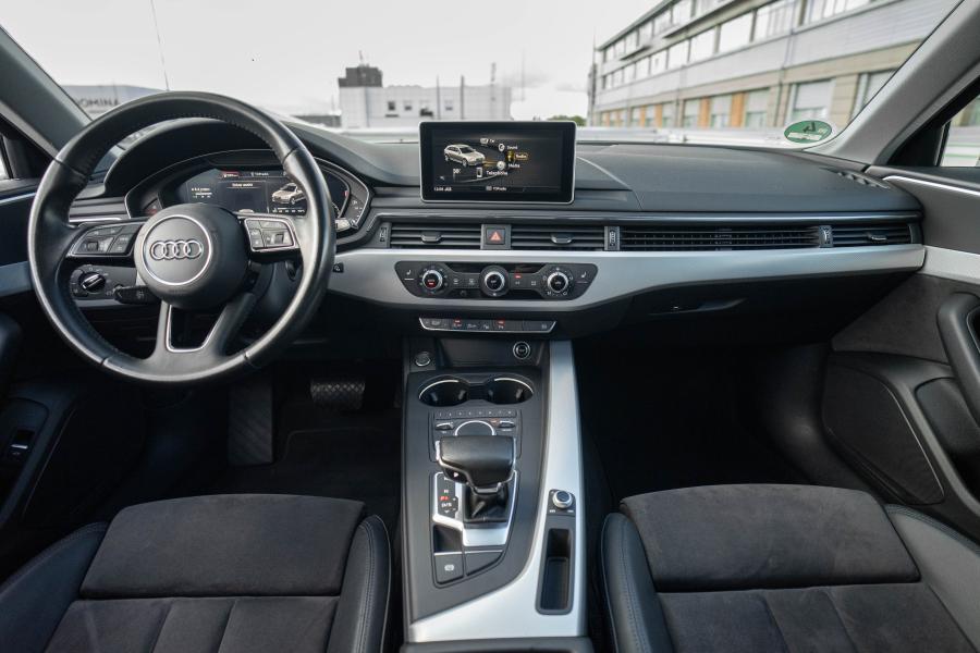 Grey Audi A4 2017 in Riga, with an engine capacity of 2.00 L and mileage of 210 thousand km for 12770 €, photo 15 on AUTOMOTO.COM.LV