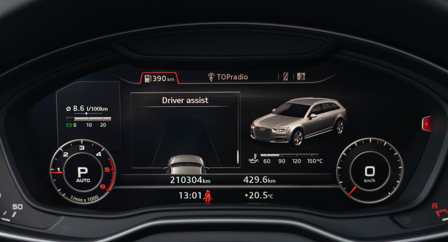 Grey Audi A4 2017 in Riga, with an engine capacity of 2.00 L and mileage of 210 thousand km for 12770 €, photo 17 on AUTOMOTO.COM.LV