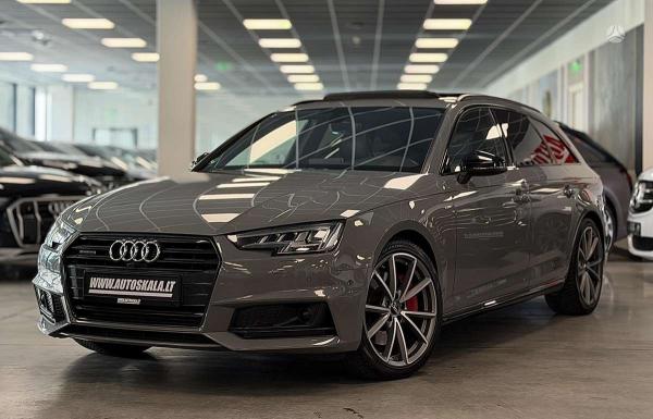 Audi A4 2017 in Klaipeda on AUTOMOTO.COM.LV Grey Audi A4 2017 in Klaipeda, with an engine capacity of 2.97 L and mileage of 209 thousand km for 20950 €, photo 1 on AUTOMOTO.COM.LV