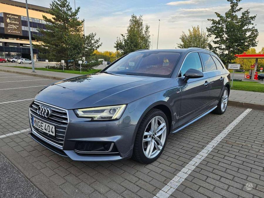 Grey Audi A4 2017 in Vilnius, with an engine capacity of 2.97 L and mileage of 250 thousand km for 12800 €, photo 3 on AUTOMOTO.COM.LV