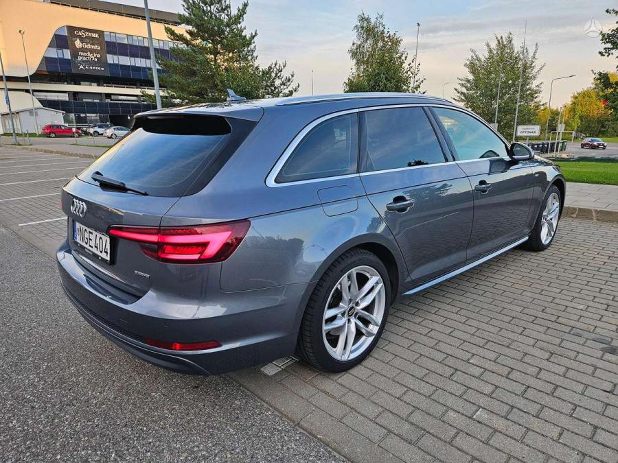 Grey Audi A4 2017 in Vilnius, with an engine capacity of 2.97 L and mileage of 250 thousand km for 12800 €, photo 7 on AUTOMOTO.COM.LV