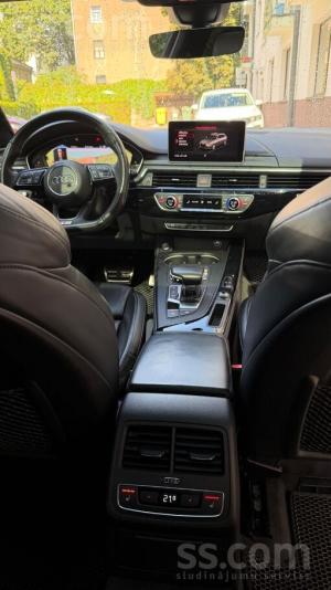 Grey Audi A4 2017 in Riga, with an engine capacity of 3.00 L and mileage of 156 thousand km for 21750 €, photo 11 on AUTOMOTO.COM.LV