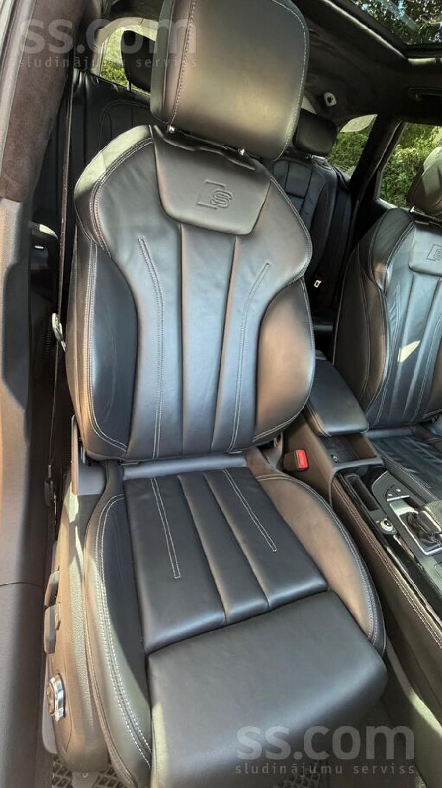 Grey Audi A4 2017 in Riga, with an engine capacity of 3.00 L and mileage of 156 thousand km for 21750 €, photo 12 on AUTOMOTO.COM.LV