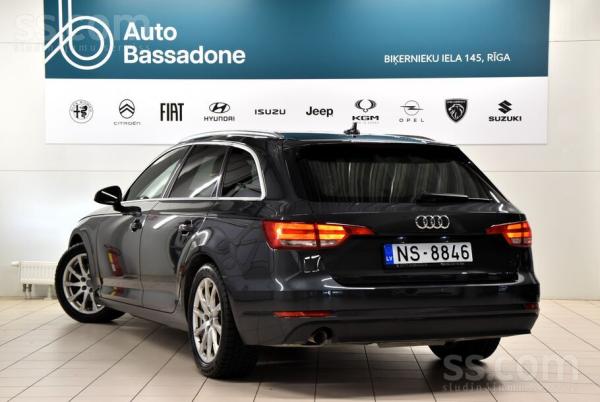 Grey Audi A4 2018 in Riga, with an engine capacity of 2.00 L and mileage of 169 thousand km for 13990 €, photo 8 on AUTOMOTO.COM.LV