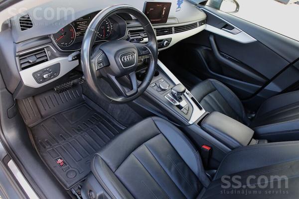 Grey Audi A4 2018 in Tukums, with an engine capacity of 2.00 L and mileage of 309 thousand km for 11990 €, photo 8 on AUTOMOTO.COM.LV