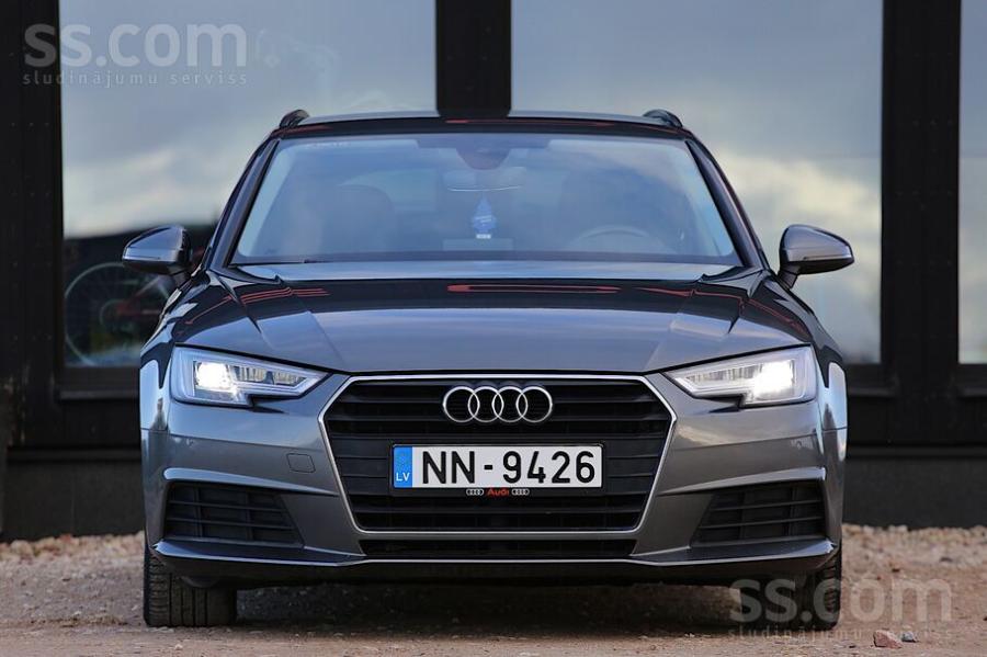 Grey Audi A4 2018 in Tukums, with an engine capacity of 2.00 L and mileage of 309 thousand km for 11490 €, photo 7 on AUTOMOTO.COM.LV