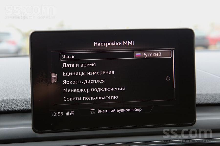 Grey Audi A4 2018 in Tukums, with an engine capacity of 2.00 L and mileage of 309 thousand km for 11490 €, photo 19 on AUTOMOTO.COM.LV