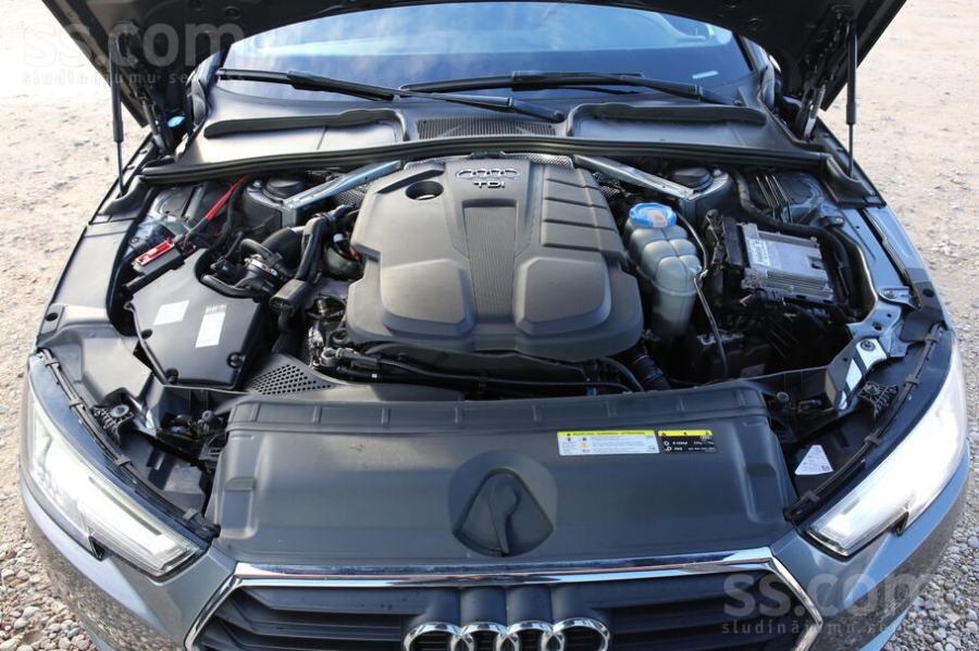 Grey Audi A4 2018 in Tukums, with an engine capacity of 2.00 L and mileage of 309 thousand km for 11490 €, photo 28 on AUTOMOTO.COM.LV