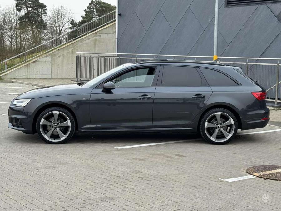 Grey Audi A4 2018 in Jonava, with an engine capacity of 1.97 L and mileage of 260 thousand km for 17500 €, photo 6 on AUTOMOTO.COM.LV