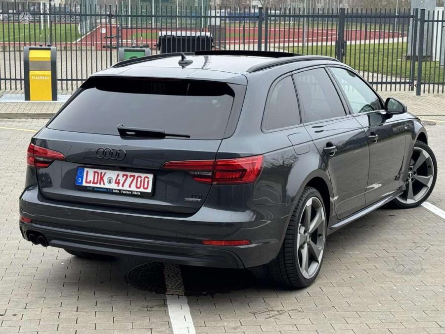 Grey Audi A4 2018 in Jonava, with an engine capacity of 1.97 L and mileage of 260 thousand km for 17500 €, photo 10 on AUTOMOTO.COM.LV