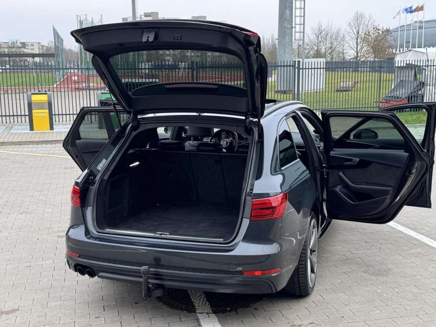 Grey Audi A4 2018 in Jonava, with an engine capacity of 1.97 L and mileage of 260 thousand km for 17500 €, photo 18 on AUTOMOTO.COM.LV