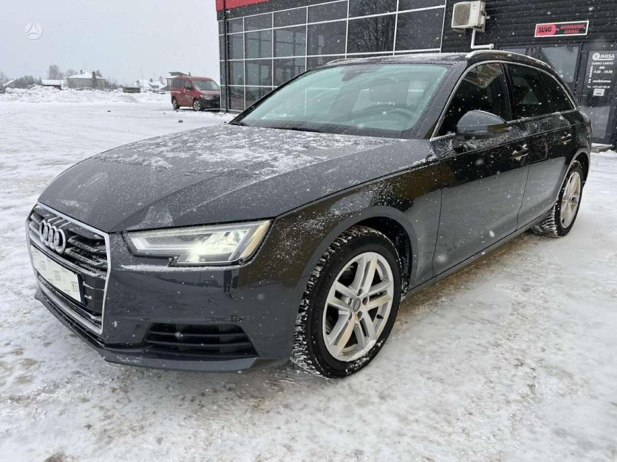 Pelēks Audi A4 2018 Tauragė, ar dzinēja tilpumu 1.97 L un nobraukumu 360 tūkst. km par 10600 €, foto 1 vietnē AUTOMOTO.COM.LV