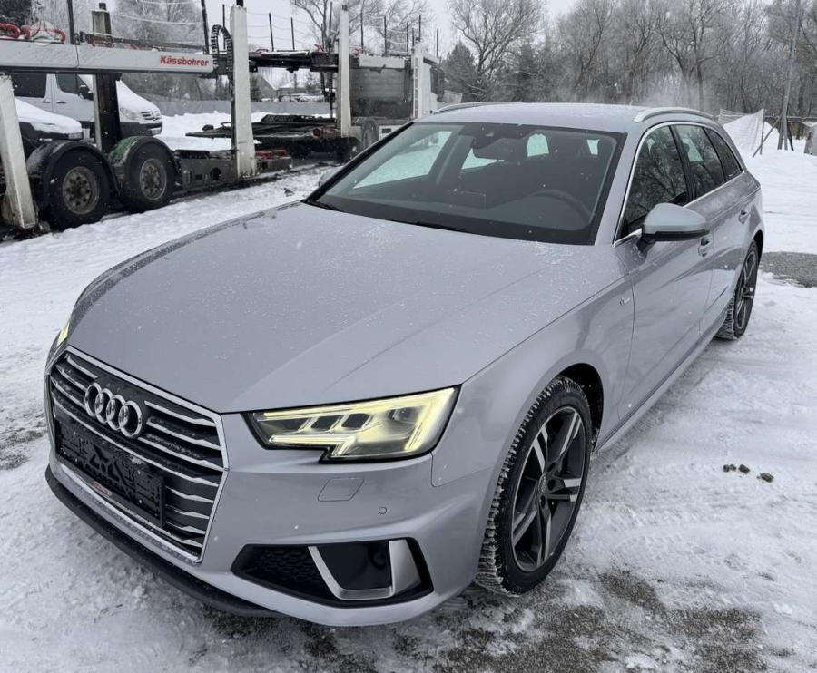 Grey Audi A4 2018 in Panevezys, with an engine capacity of 1.97 L and mileage of 202 thousand km for 13900 €, photo 2 on AUTOMOTO.COM.LV