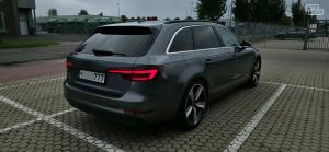 Pelēks Audi A4 2018 Panevēža, ar dzinēja tilpumu 2.00 L un nobraukumu 214 tūkst. km par 15800 €, foto  vietnē AUTOMOTO.COM.LV