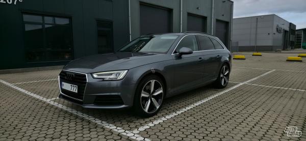 Pelēks Audi A4 2018 Panevēža, ar dzinēja tilpumu 2.00 L un nobraukumu 214 tūkst. km par 14900 €, foto 2 vietnē AUTOMOTO.COM.LV