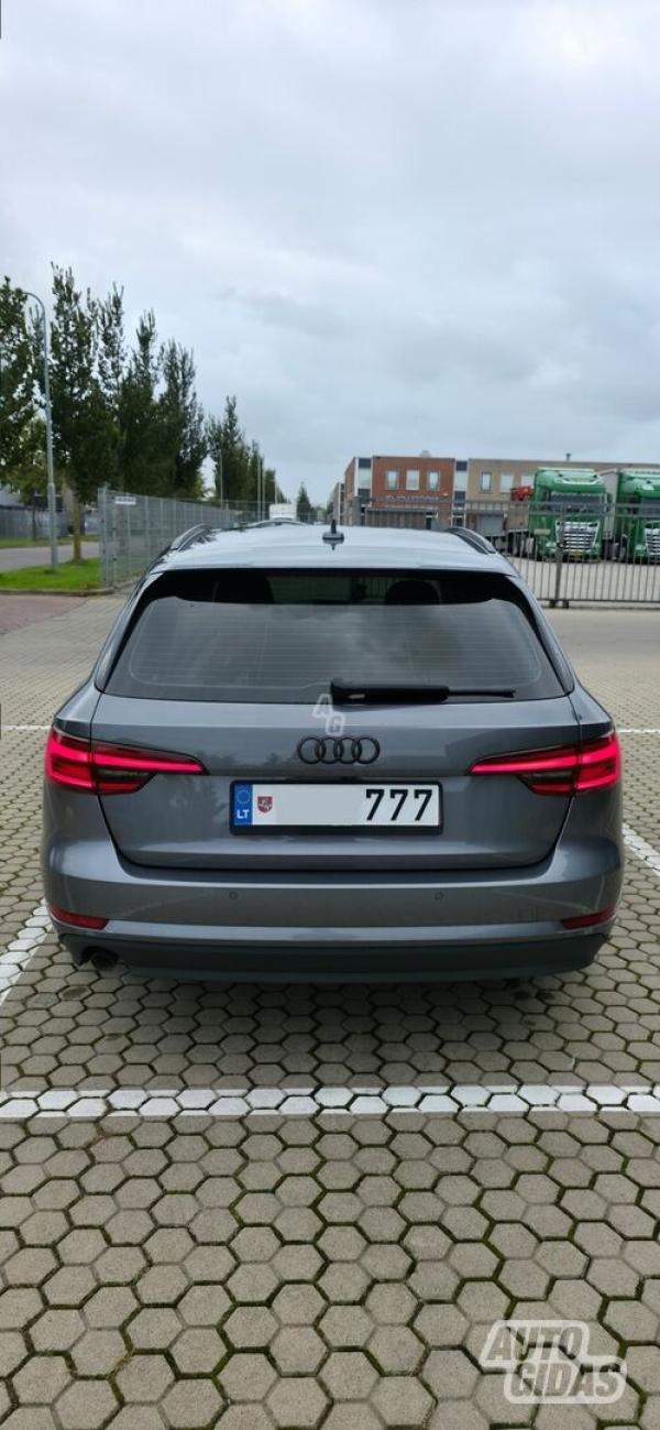 Pelēks Audi A4 2018 Panevēža, ar dzinēja tilpumu 2.00 L un nobraukumu 214 tūkst. km par 14900 €, foto 6 vietnē AUTOMOTO.COM.LV