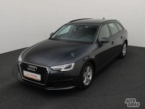 Pelēks Audi A4 2018 Viļņa, ar dzinēja tilpumu 2.00 L un nobraukumu 201 tūkst. km par 15199 €, foto  vietnē AUTOMOTO.COM.LV
