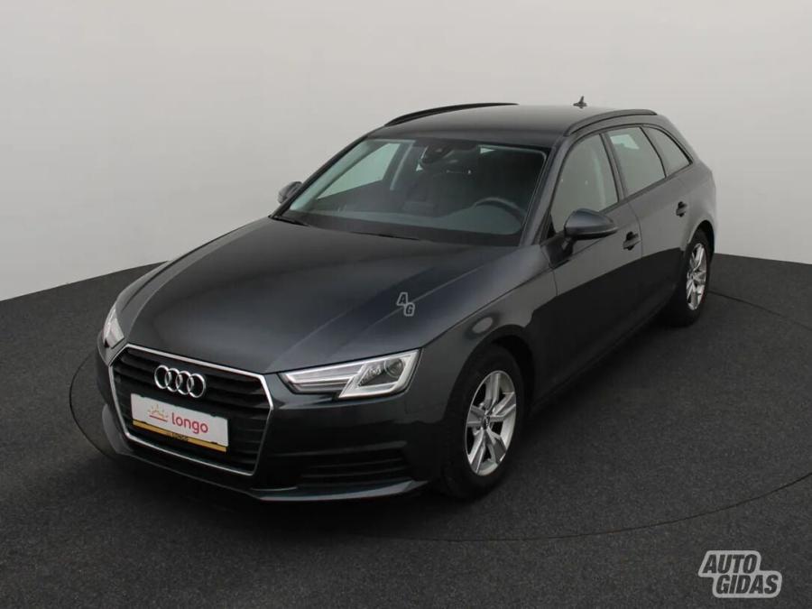 Grey Audi A4 2018 in Vilnius, with an engine capacity of 2.00 L and mileage of 201 thousand km for 15199 €, photo 1 on AUTOMOTO.COM.LV