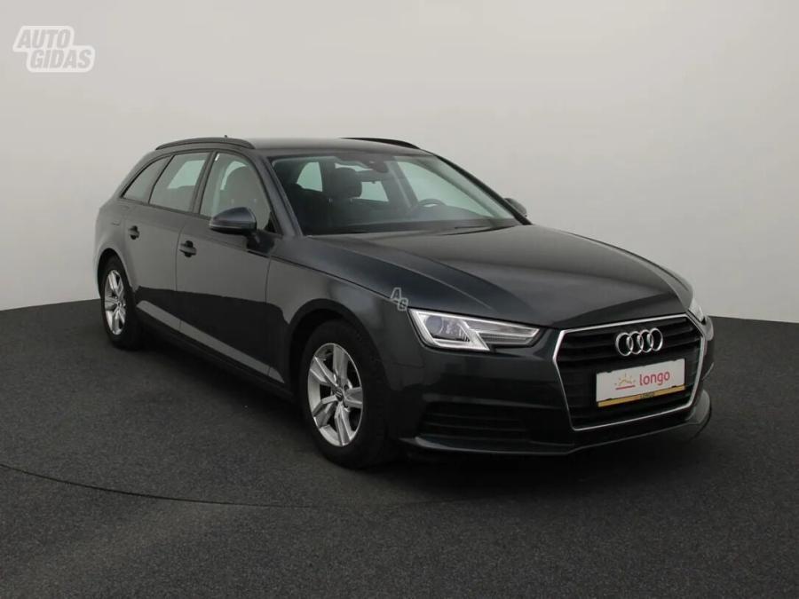 Grey Audi A4 2018 in Vilnius, with an engine capacity of 2.00 L and mileage of 201 thousand km for 15199 €, photo 11 on AUTOMOTO.COM.LV