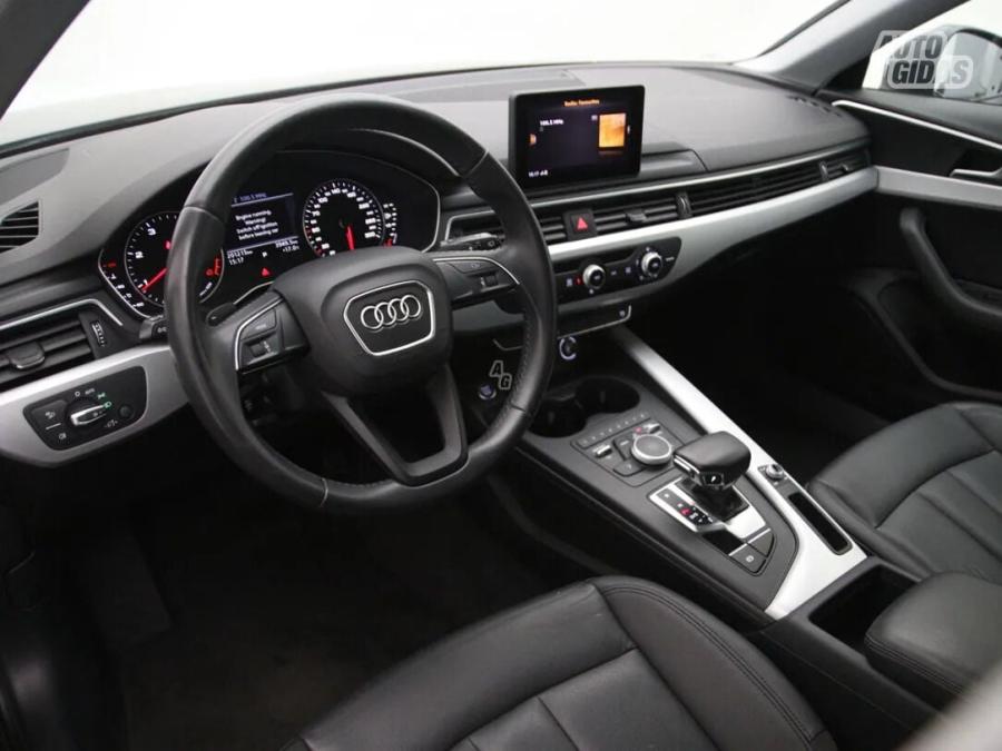 Grey Audi A4 2018 in Vilnius, with an engine capacity of 2.00 L and mileage of 201 thousand km for 15199 €, photo 17 on AUTOMOTO.COM.LV