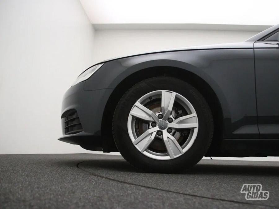 Grey Audi A4 2018 in Vilnius, with an engine capacity of 2.00 L and mileage of 201 thousand km for 15199 €, photo 28 on AUTOMOTO.COM.LV