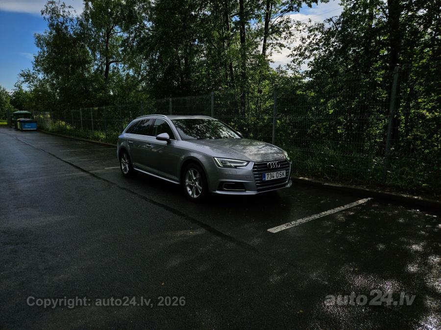 Pelēks Audi A4 2018 Tallina, ar dzinēja tilpumu 2.00 L un nobraukumu 78 tūkst. km par 16097 €, foto 1 vietnē AUTOMOTO.COM.LV