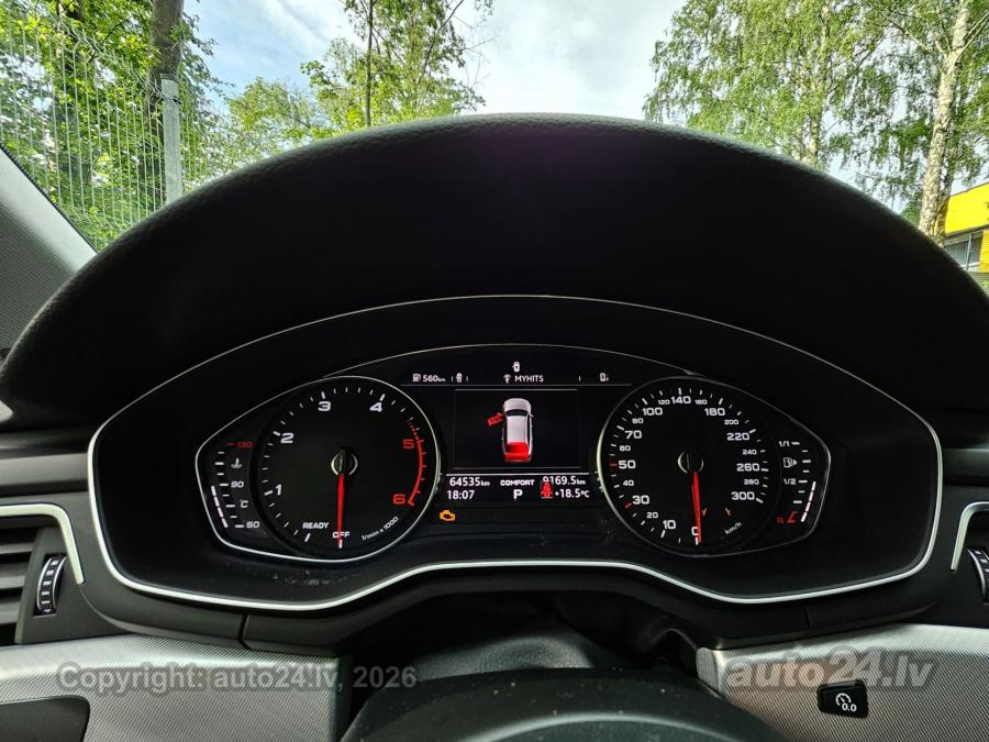 Pelēks Audi A4 2018 Tallina, ar dzinēja tilpumu 2.00 L un nobraukumu 78 tūkst. km par 16097 €, foto 12 vietnē AUTOMOTO.COM.LV