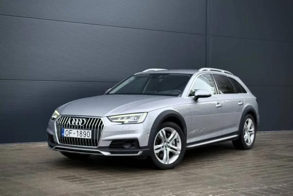 Grey Audi A4 2018 in Riga, with an engine capacity of 3.00 L and mileage of 215 thousand km for 17995 €, photo 1 on AUTOMOTO.COM.LV