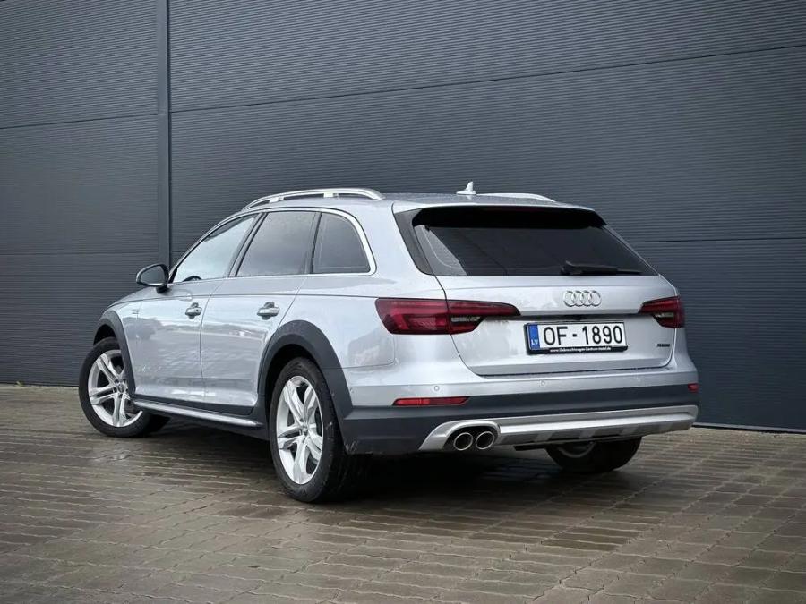 Grey Audi A4 2018 in Riga, with an engine capacity of 3.00 L and mileage of 215 thousand km for 17995 €, photo 4 on AUTOMOTO.COM.LV