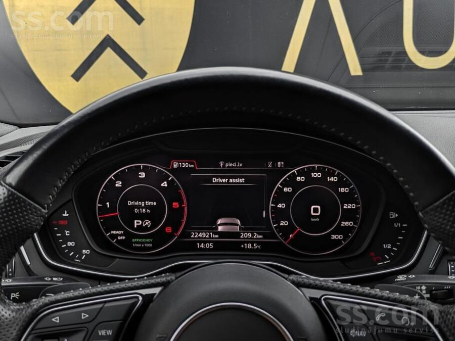 Pelēks Audi A4 2018 Tukums, ar dzinēja tilpumu 3.00 L un nobraukumu 225 tūkst. km par 15990 €, foto 10 vietnē AUTOMOTO.COM.LV