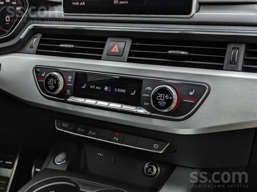 Pelēks Audi A4 2018 Tukums, ar dzinēja tilpumu 3.00 L un nobraukumu 225 tūkst. km par 15990 €, foto 13 vietnē AUTOMOTO.COM.LV