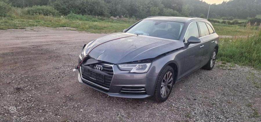 Grey Audi A4 2018 in Prienai, with an engine capacity of 2.00 L and mileage of 212 thousand km for 5000 €, photo 1 on AUTOMOTO.COM.LV