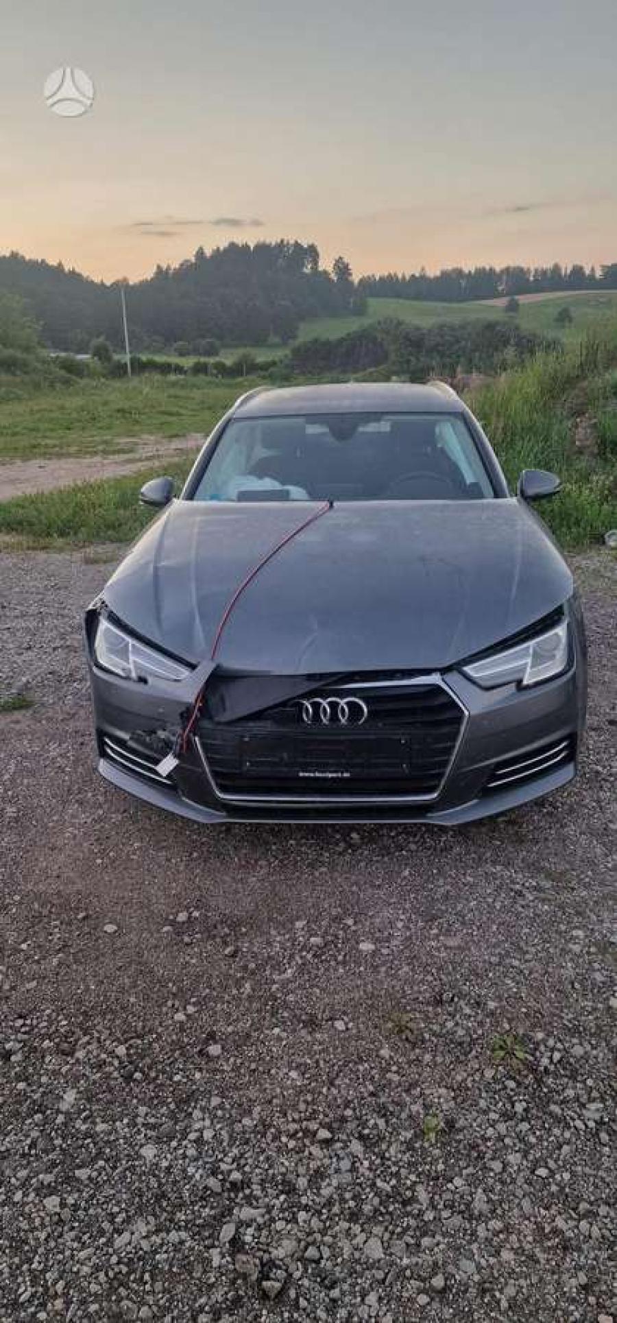 Grey Audi A4 2018 in Prienai, with an engine capacity of 2.00 L and mileage of 212 thousand km for 5000 €, photo 6 on AUTOMOTO.COM.LV