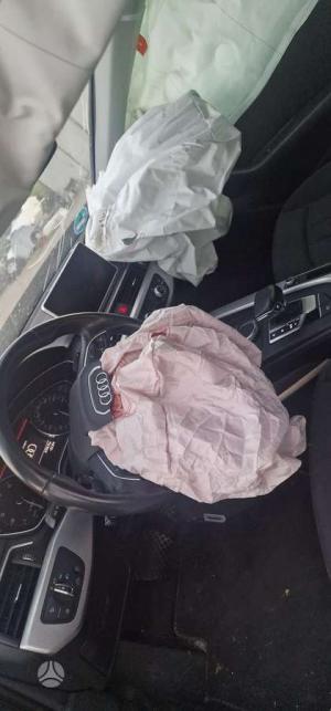 Grey Audi A4 2018 in Prienai, with an engine capacity of 2.00 L and mileage of 212 thousand km for 5000 €, photo 16 on AUTOMOTO.COM.LV