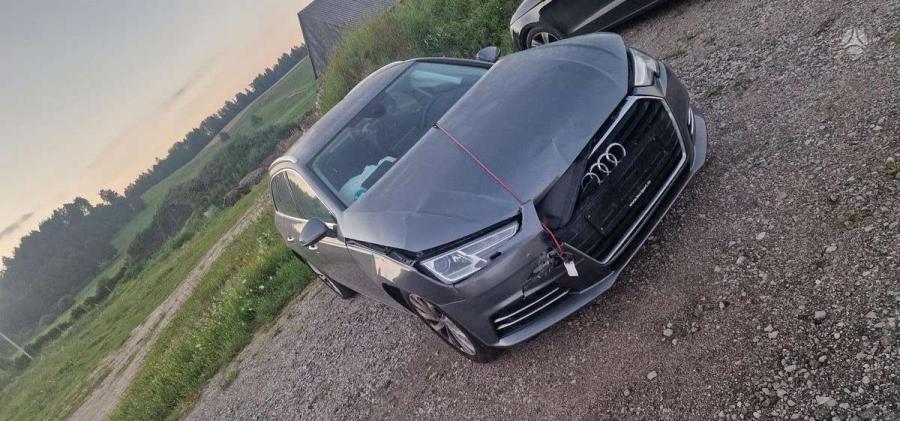 Grey Audi A4 2018 in Prienai, with an engine capacity of 2.00 L and mileage of 230 thousand km for 5150 €, photo 3 on AUTOMOTO.COM.LV