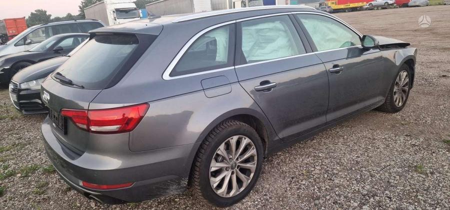 Grey Audi A4 2018 in Prienai, with an engine capacity of 2.00 L and mileage of 230 thousand km for 5150 €, photo 9 on AUTOMOTO.COM.LV