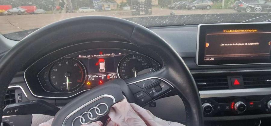 Grey Audi A4 2018 in Prienai, with an engine capacity of 2.00 L and mileage of 230 thousand km for 5150 €, photo 14 on AUTOMOTO.COM.LV