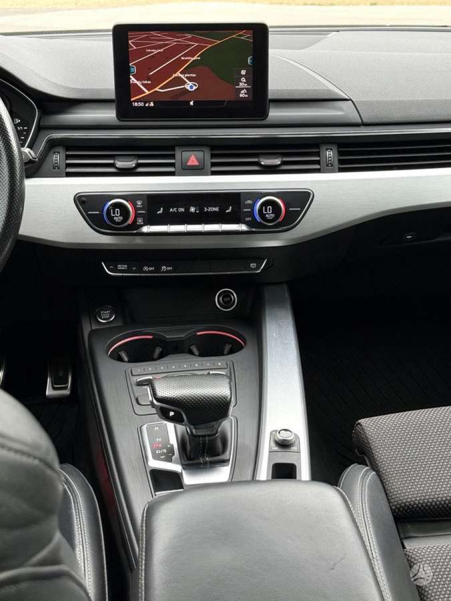 Grey Audi A4 2018 in Kaunas, with an engine capacity of 2.00 L and mileage of 215 thousand km for 13200 €, photo 21 on AUTOMOTO.COM.LV