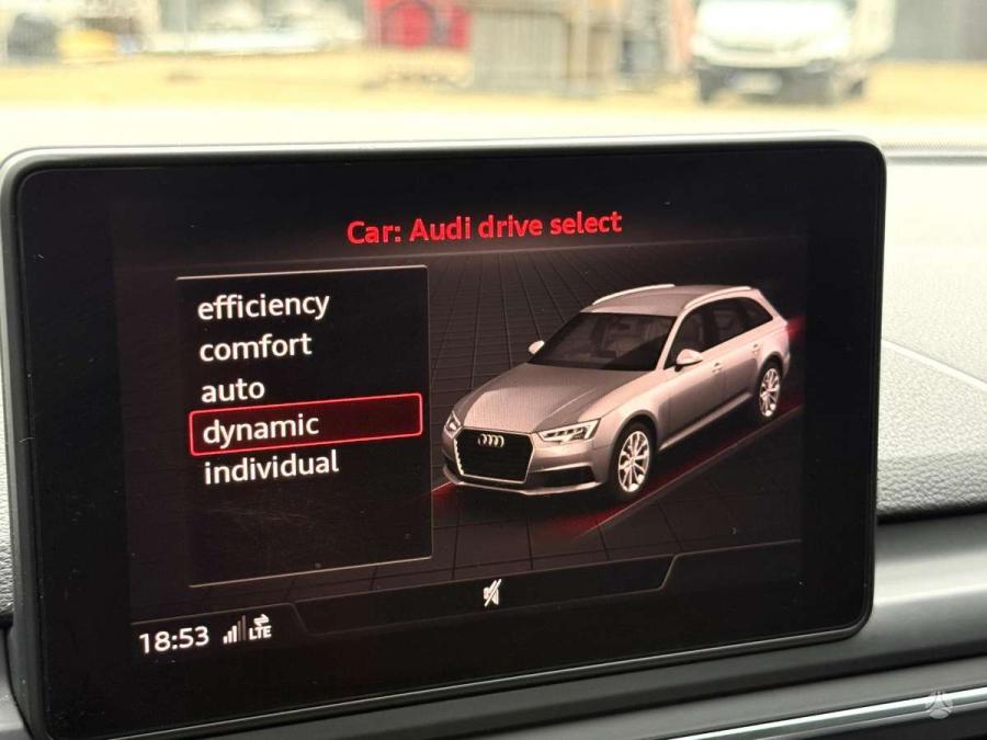 Grey Audi A4 2018 in Kaunas, with an engine capacity of 2.00 L and mileage of 215 thousand km for 13200 €, photo 26 on AUTOMOTO.COM.LV